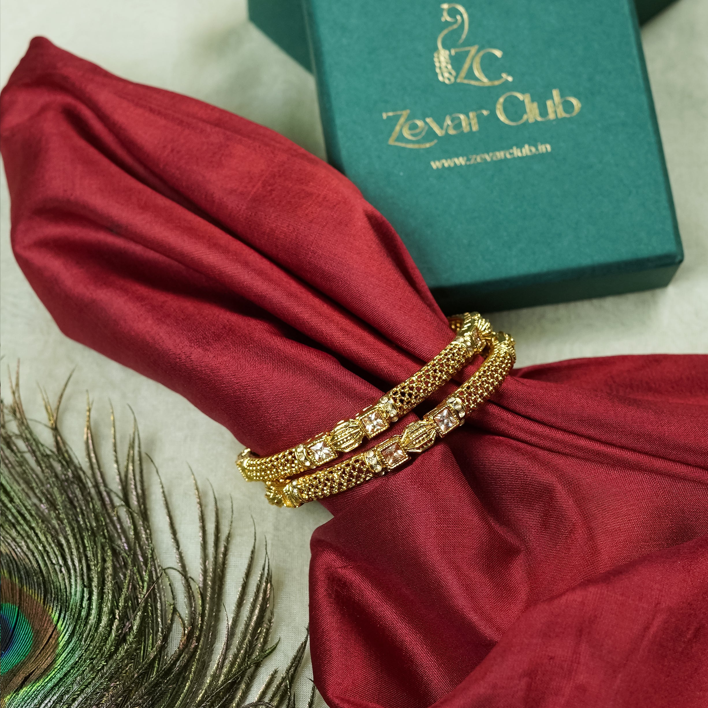 Ravya Gold Bangles – Mohi fashion