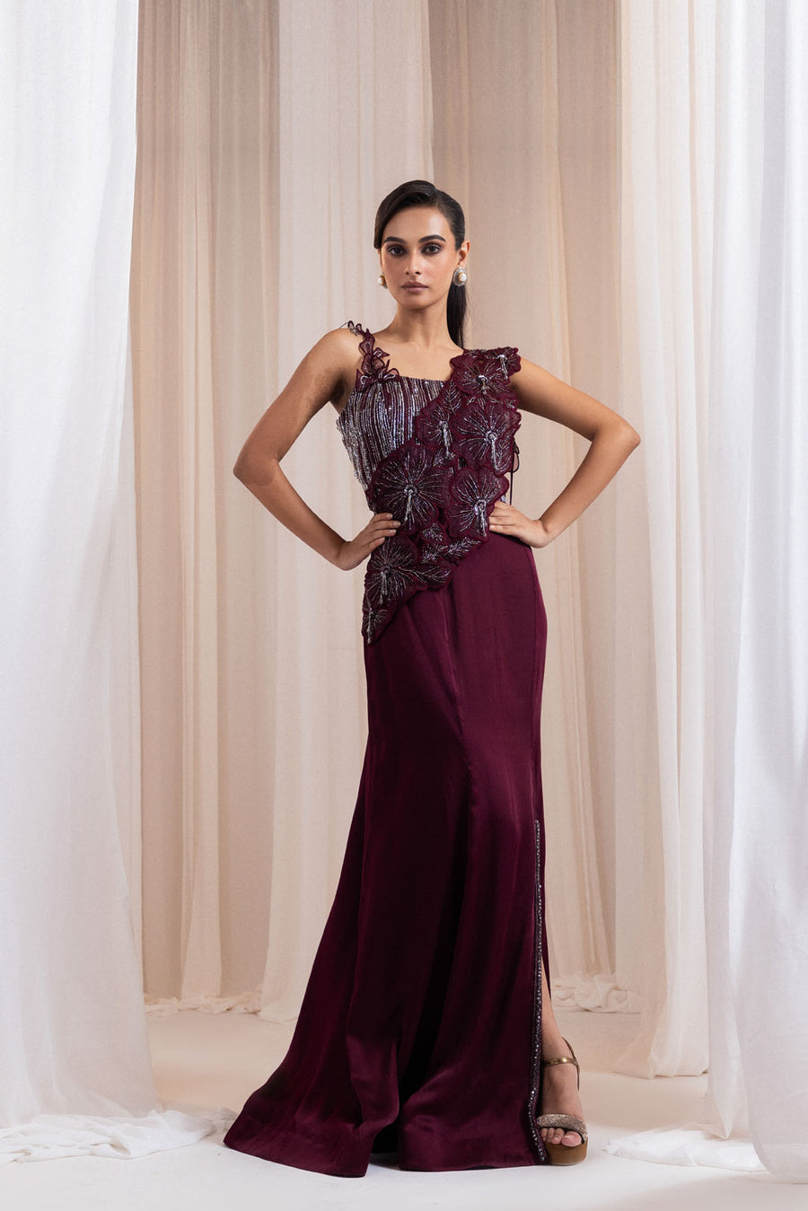 Merlot Veil Set – Mohi fashion