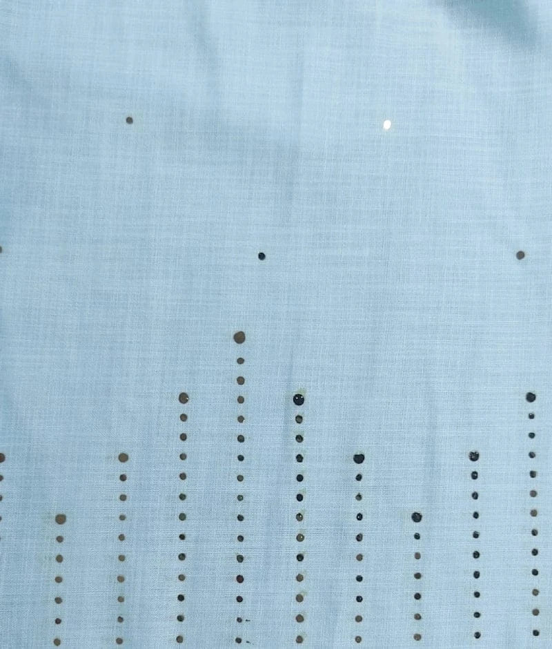 Buy Blue Faux Mukaish Work Kurti with Sharara – Mohi fashion